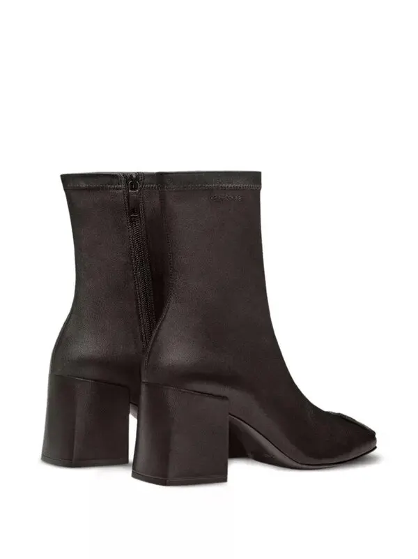 COURREGES 70mm Re-edition Chunky-heel Ankle Boots - Black