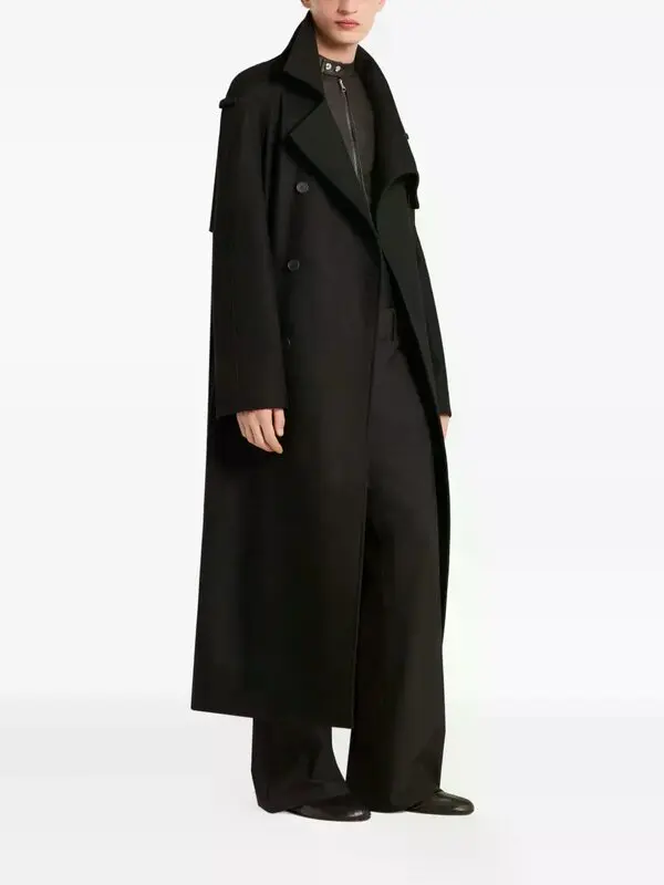 COURREGES Double-breasted Trench Coat
