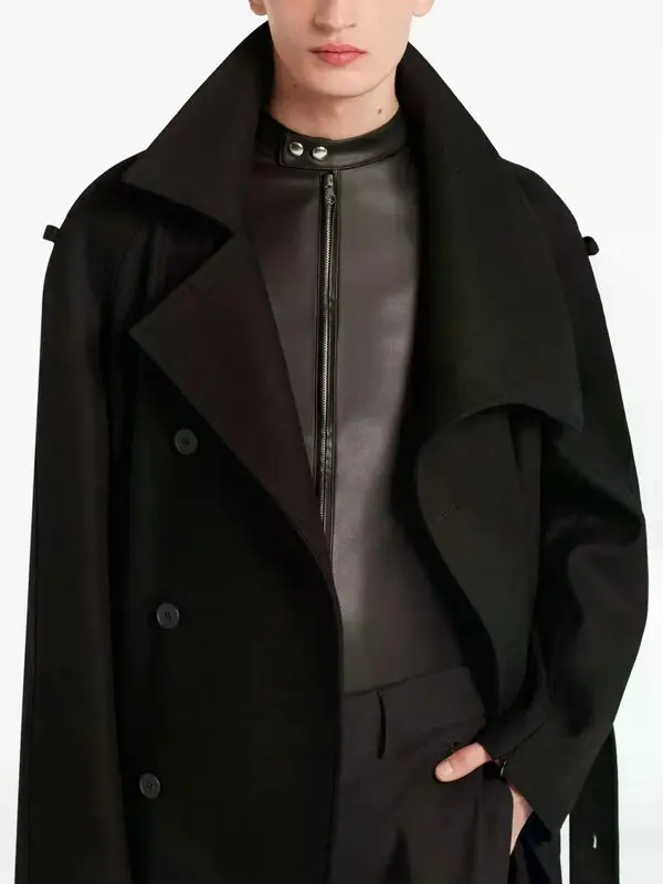 COURREGES Double-breasted Trench Coat