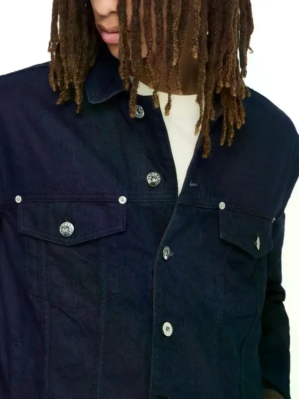JW Anderson Denim Trucker Jacket With Logo Patch