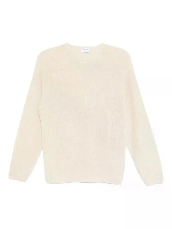 Filippa K Crew-neck Long-sleeve Sweater - Neutrals