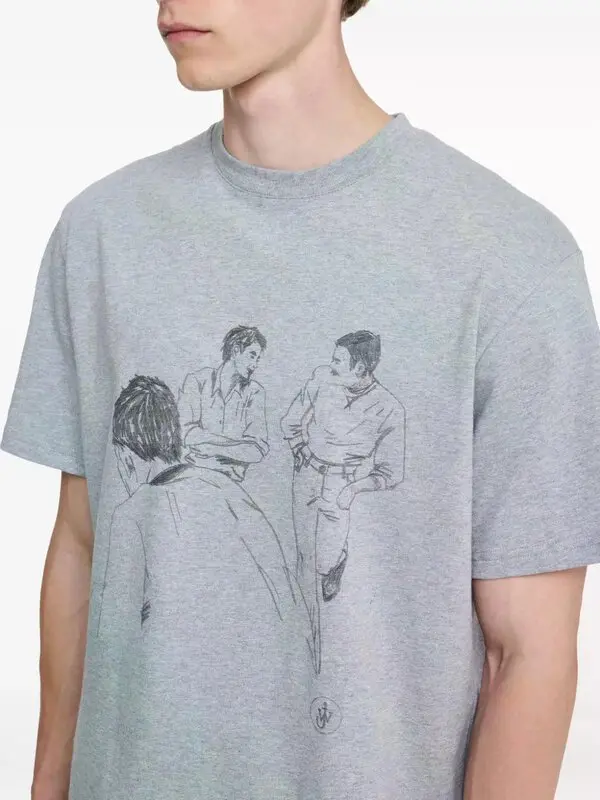 JW Anderson Sketch-print T-shirt