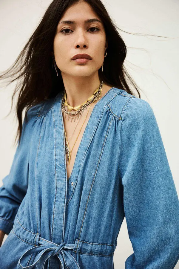 Ba&sh Lia Long-sleeve Dress
