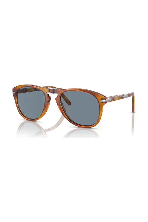 Persol 714sm Steve Mcqueen Tortoise Sunglasses - Blue