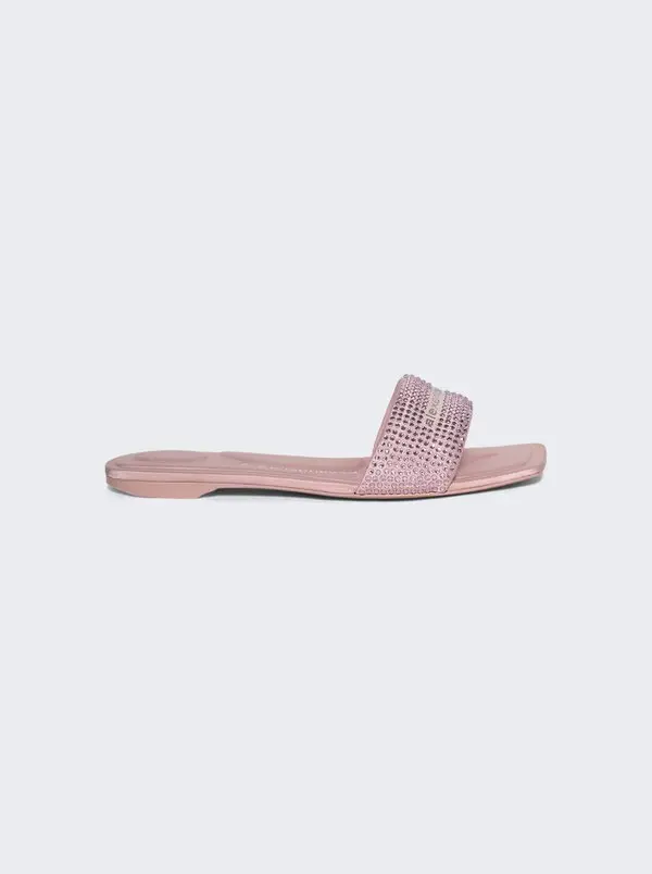 Alexander Wang Vy Flat Sandal And Silver - Pink