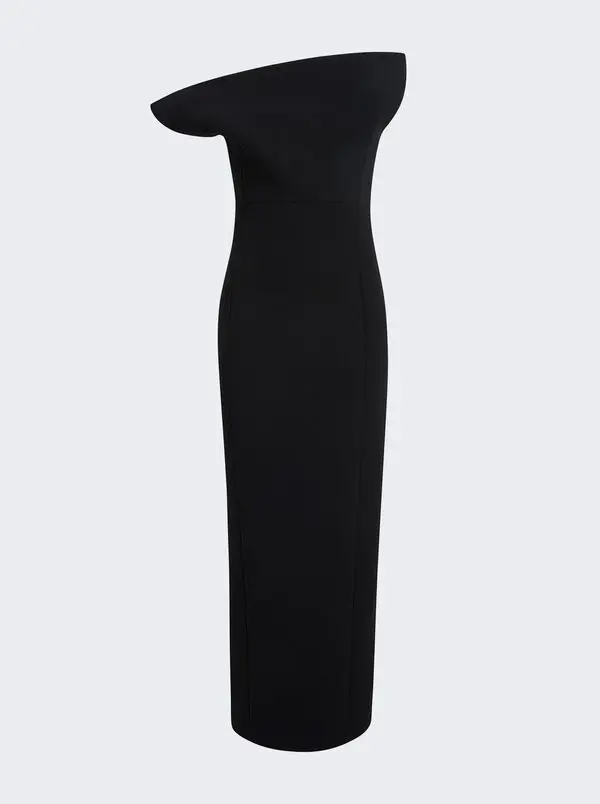 Khaite Cato Strapless Dress - Black
