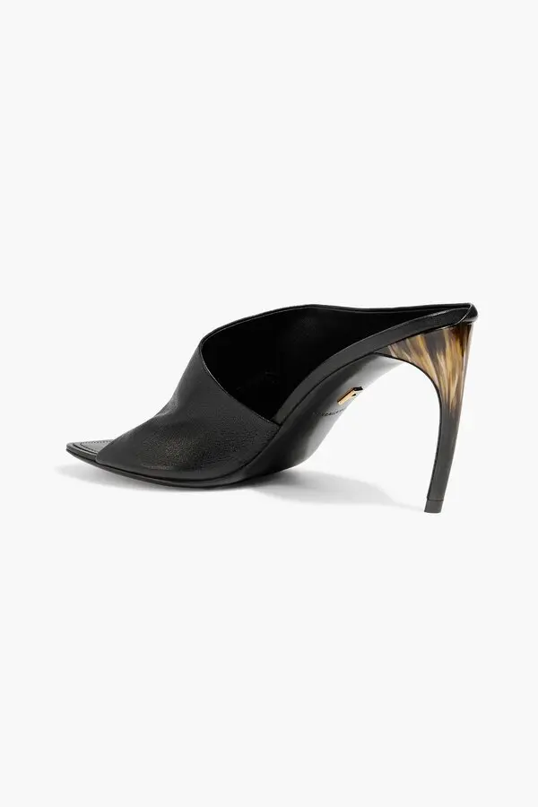 FERRAGAMO Nymphe 85 Leather Mules