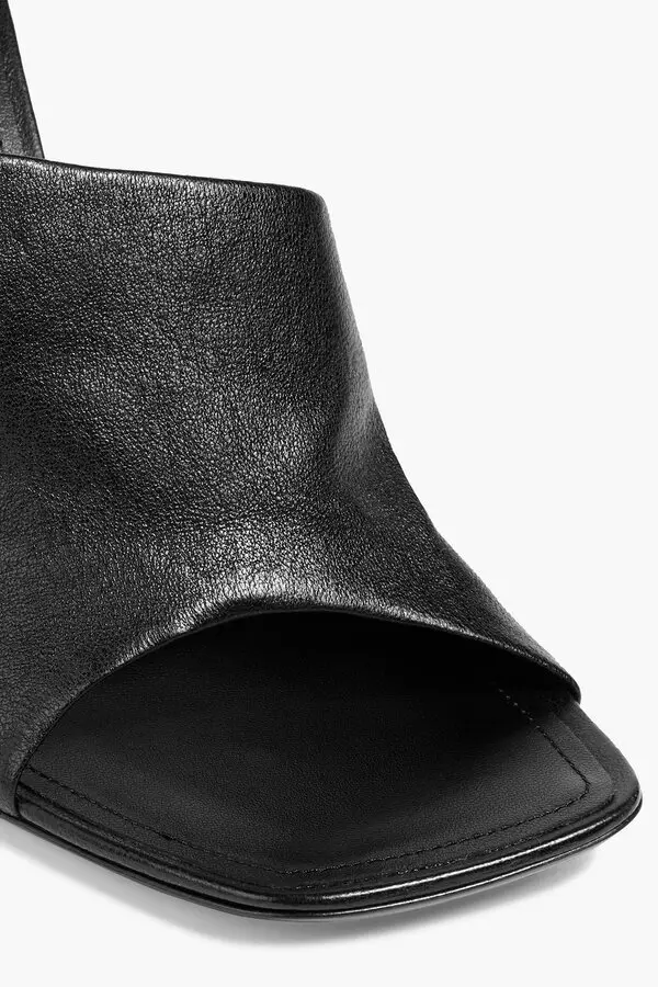 FERRAGAMO Nymphe 85 Leather Mules