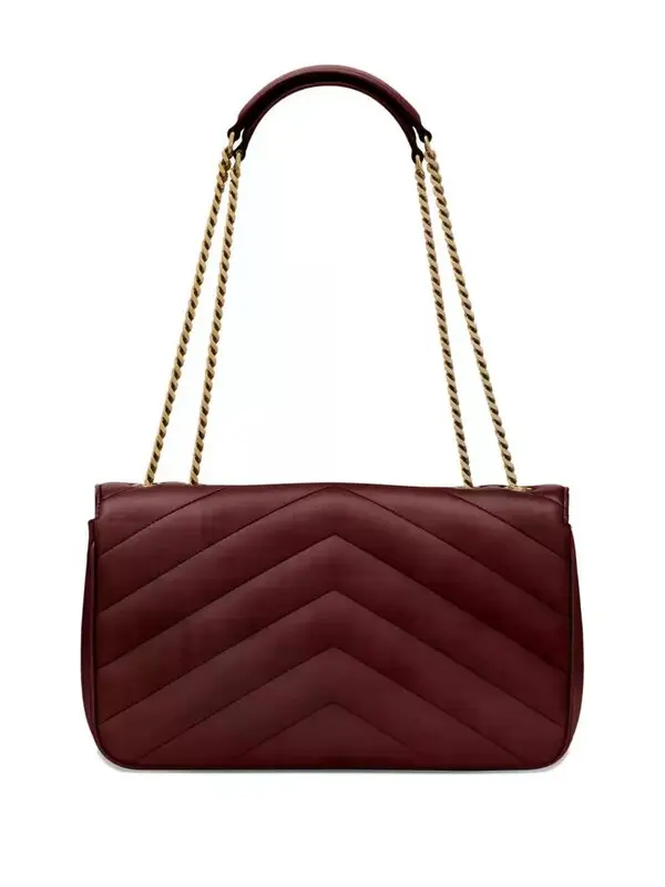 Saint Laurent Loulou Medium Shoulder Bag - Red