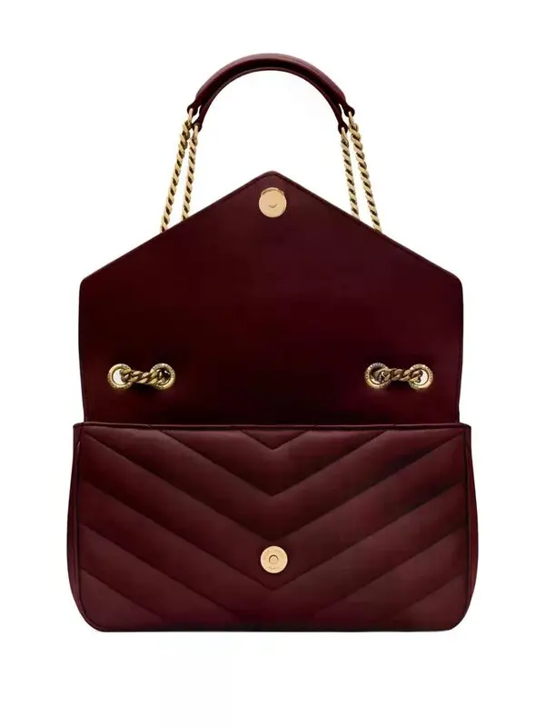 Saint Laurent Loulou Medium Shoulder Bag - Red