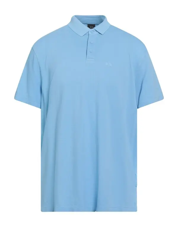 Armani Exchange Polo Shirt Size Cotton - Blue