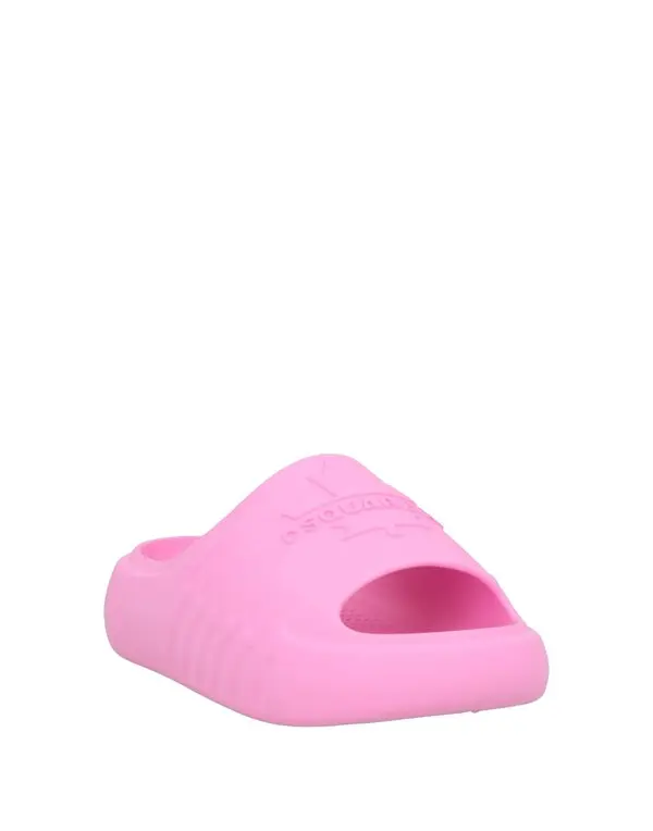 Dsquared2 Rubber Pool Slides - Pink