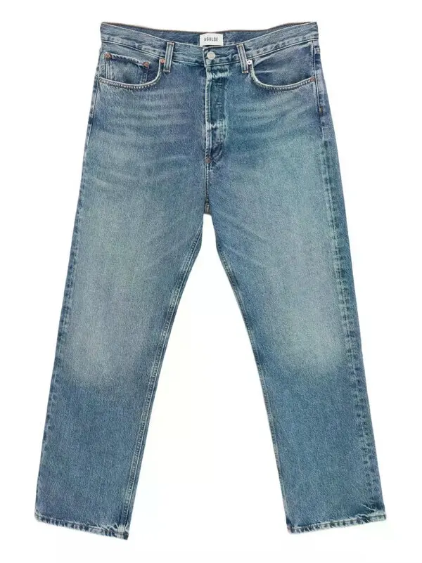AGOLDE Faded Straight Leg Jeans
