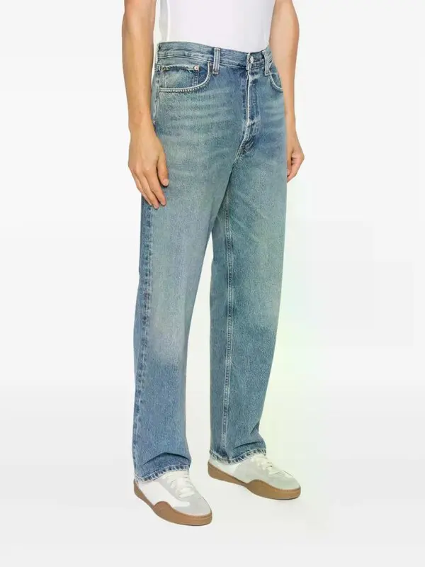AGOLDE Faded Straight Leg Jeans