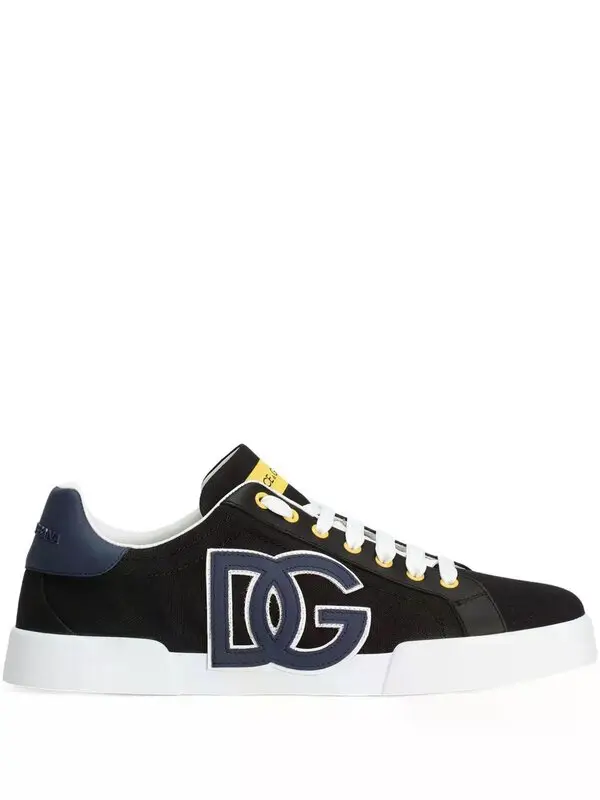 Dolce & Gabbana Portofino Low-top Sneakers - Black