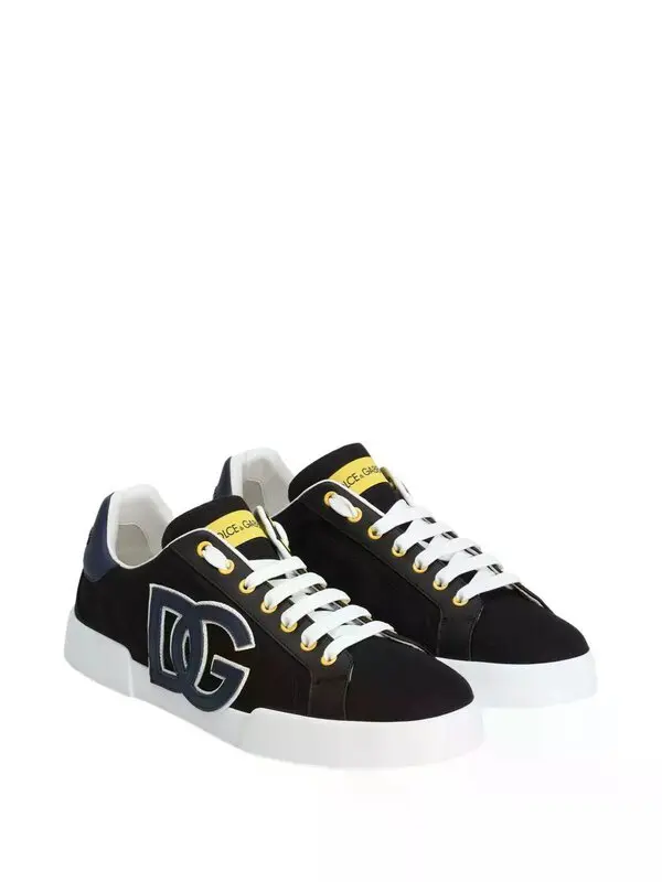 Dolce & Gabbana Portofino Low-top Sneakers - Black