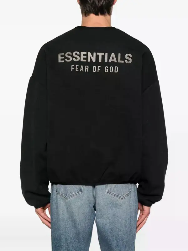 Fear Of God Logo-print Sweatshirt - Black