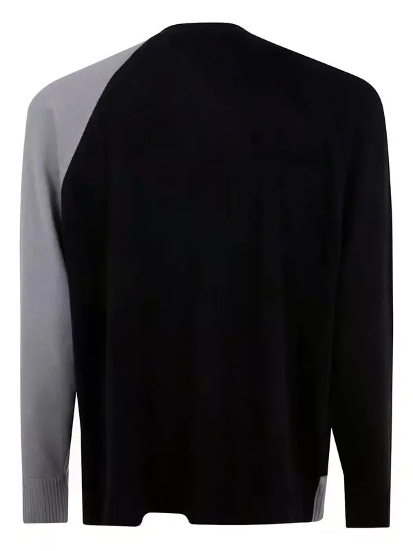 Y3 Raglan-sleeve Panelled Jumper