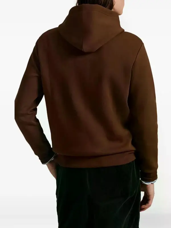 Polo Ralph Lauren Logo-embroidered Hoodie - Brown