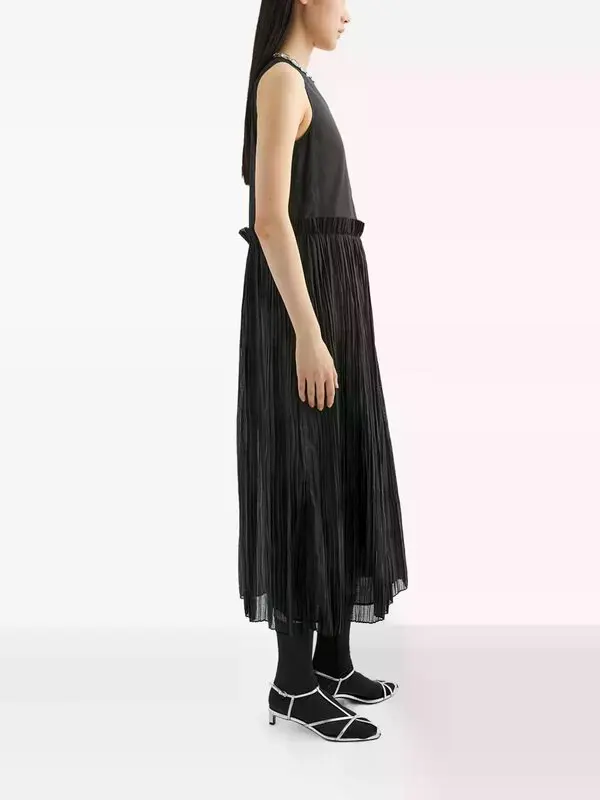 JIL SANDER Pleated Sleeveless Dress