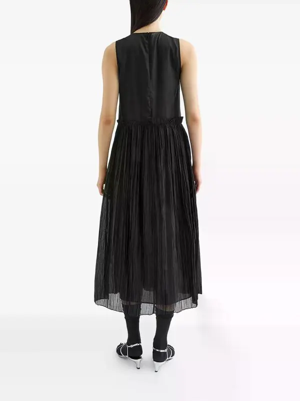 JIL SANDER Pleated Sleeveless Dress
