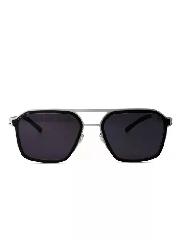 Mykita Geometric Frame Sunglasses - Silver