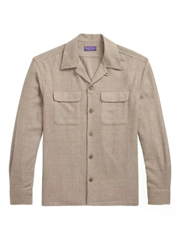 Ralph Lauren Purple Label Check-print Shirt - Neutrals