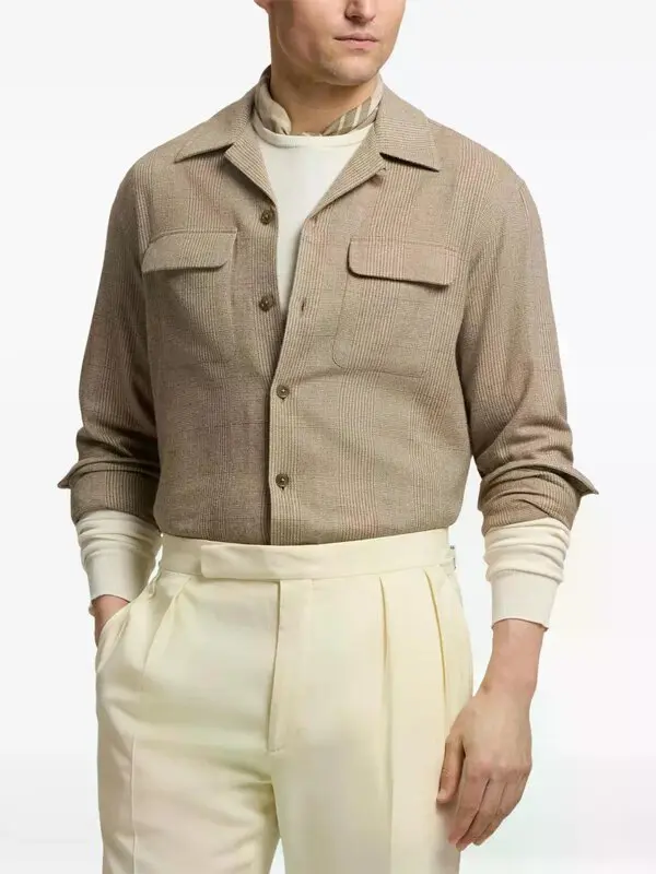 Ralph Lauren Purple Label Check-print Shirt - Neutrals