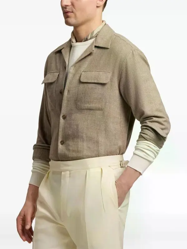 Ralph Lauren Purple Label Check-print Shirt - Neutrals