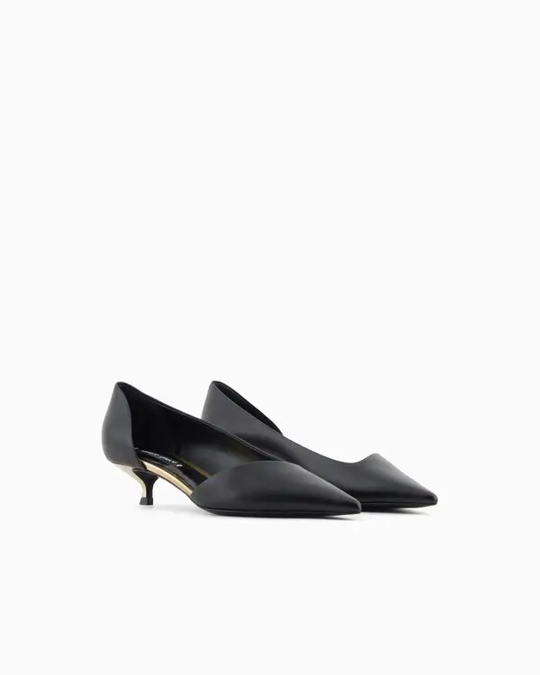 Giorgio Armani D'orsay Court Shoes - Black