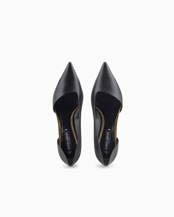 Giorgio Armani D'orsay Court Shoes - Black