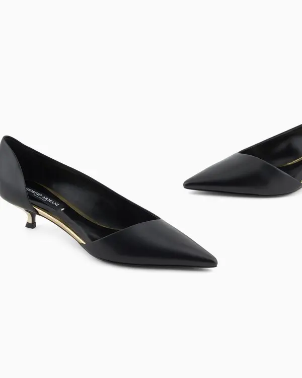 Giorgio Armani D'orsay Court Shoes - Black
