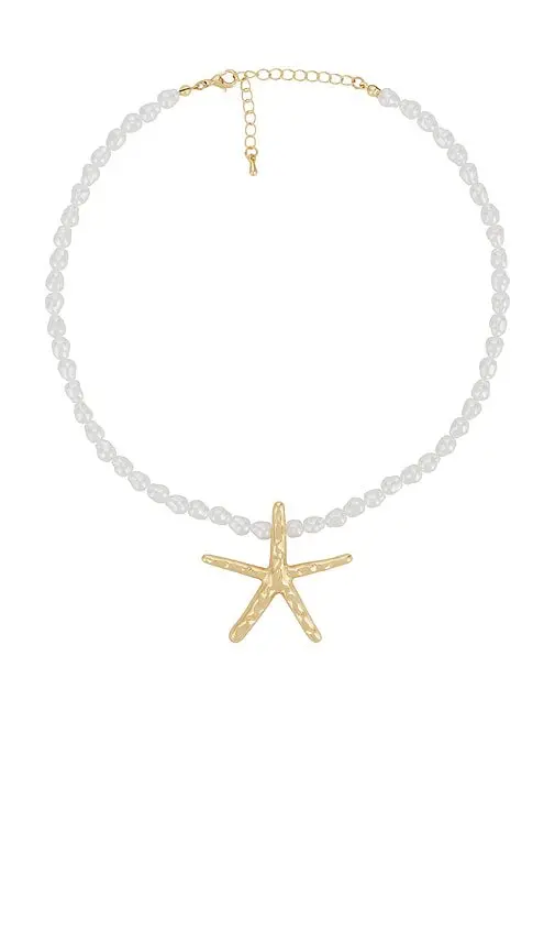 8 Other Reasons Keys Choker - Gold Pearl