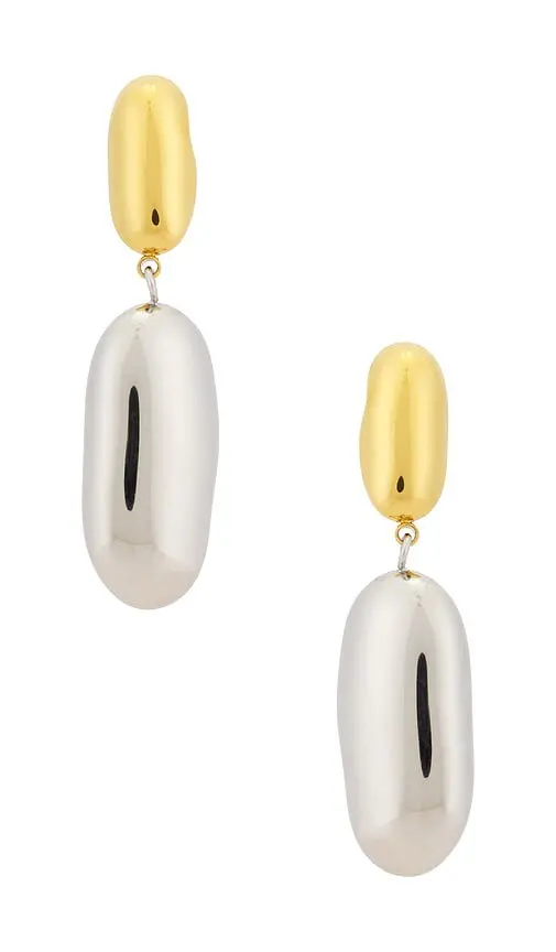 8 Other Reasons Droplet Stud Drop Earrings - Two Tone