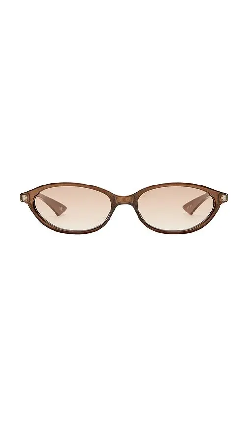 Le Specs Duskfall Sunglasses - Pearl Chocolate & Warm Smoke Grad