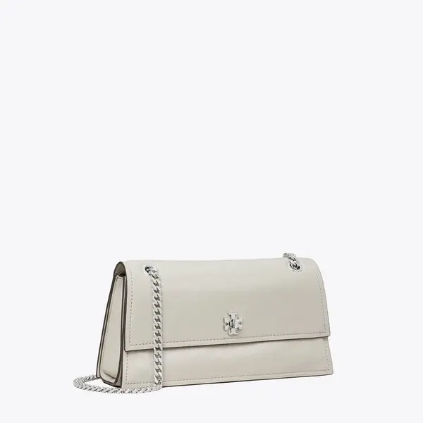 Tory Burch Kira Turnlock Shoulder Bag - Dove Gray