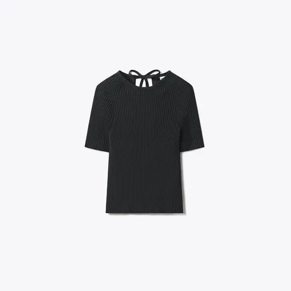 Tory Burch Ribbed Cotton Pullover