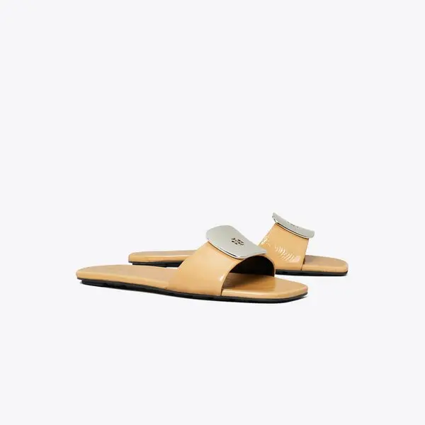 Tory Burch Georgia Slide Sandal - Biscotti
