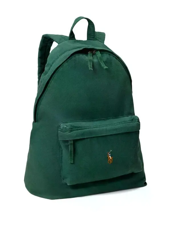 Polo Ralph Lauren Canvas Backpack With Embroidered Logo