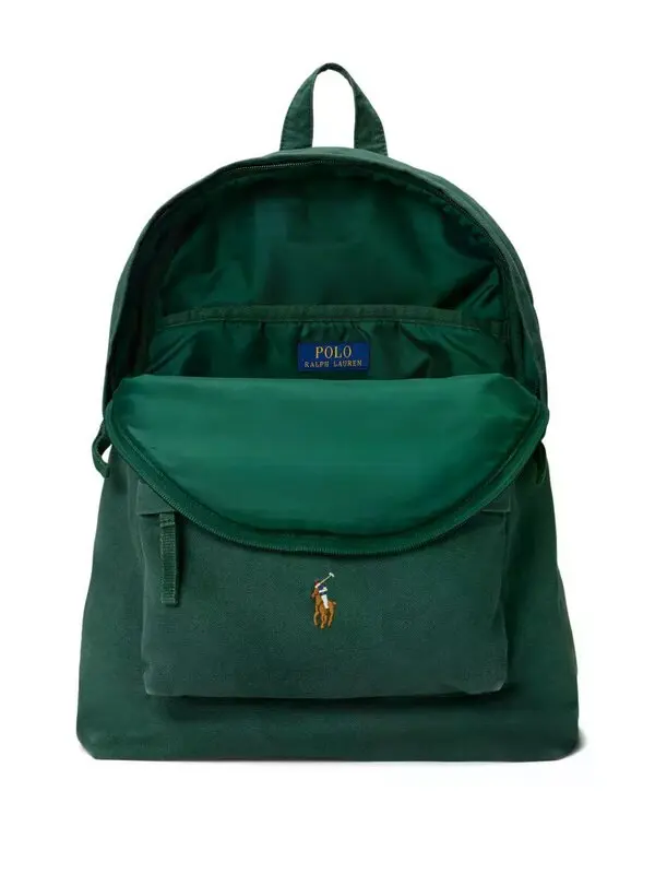 Polo Ralph Lauren Canvas Backpack With Embroidered Logo