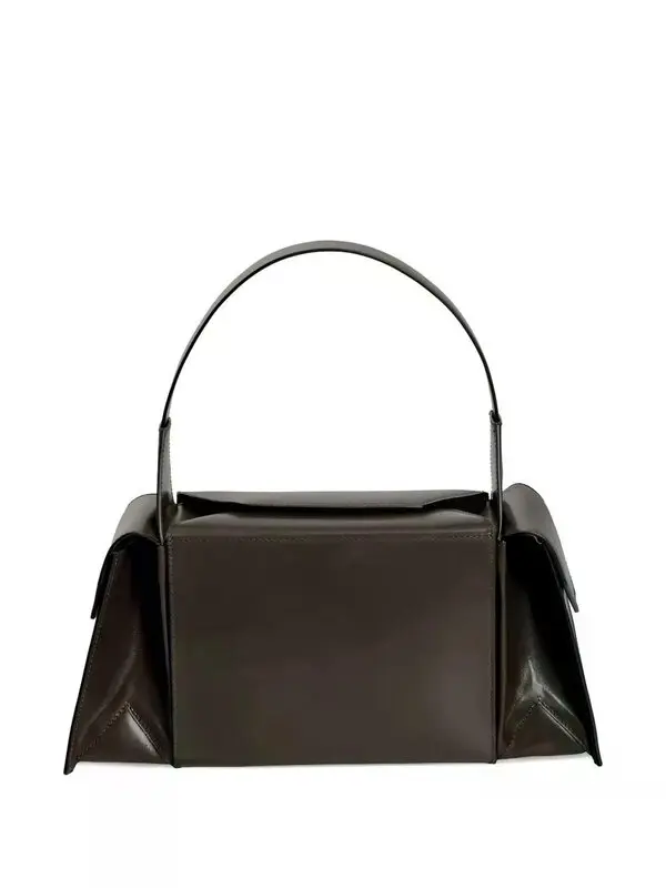 MERRYL TIELMAN Barbara Leather Shoulder Bag - Brown
