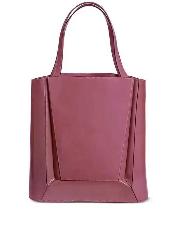 MERRYL TIELMAN Hans Leather Tote Bag - Purple