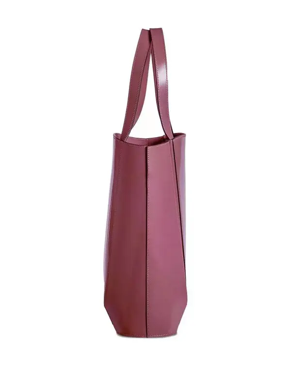 MERRYL TIELMAN Hans Leather Tote Bag - Purple