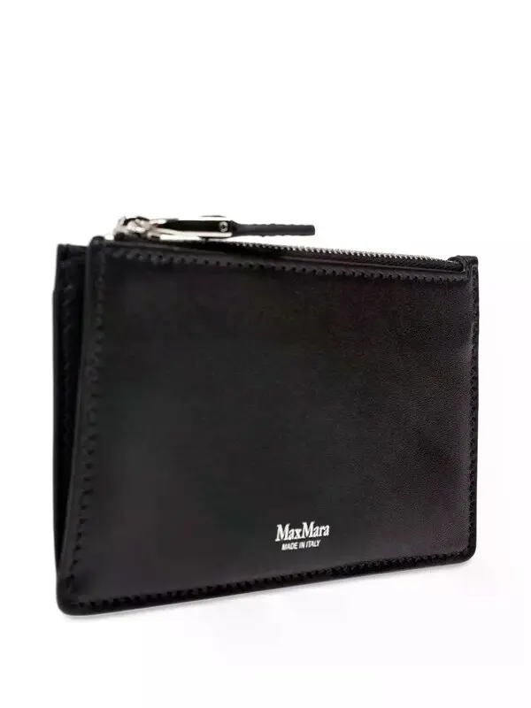 Max Mara Leather Zip Pouch