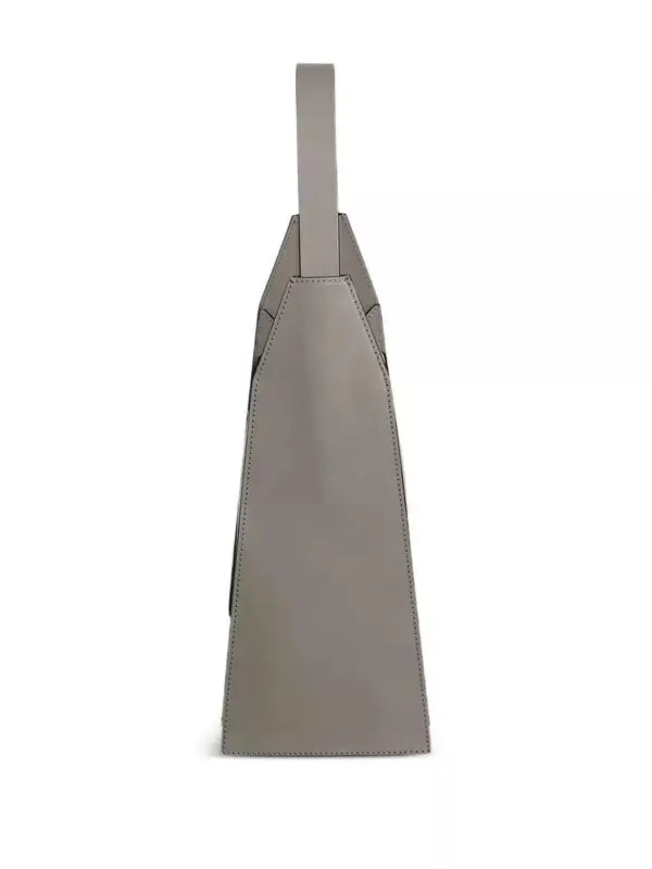 MERRYL TIELMAN Angelo Leather Tote Bag - Grey