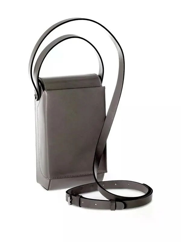 MERRYL TIELMAN Flap Cross Body Bag With Top Handle - Grey