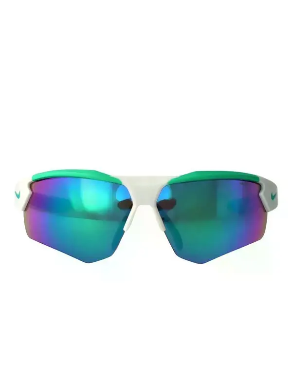 Nike Cloak Duo Sunglasses With Reflective Lenses - Green