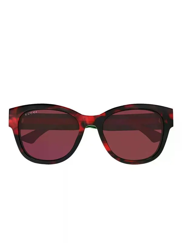 Gucci Square-frame Sunglasses - Brown
