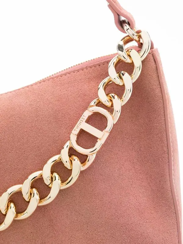TWINSET Liliane Chain-embellished Shoulder Bag - Pink