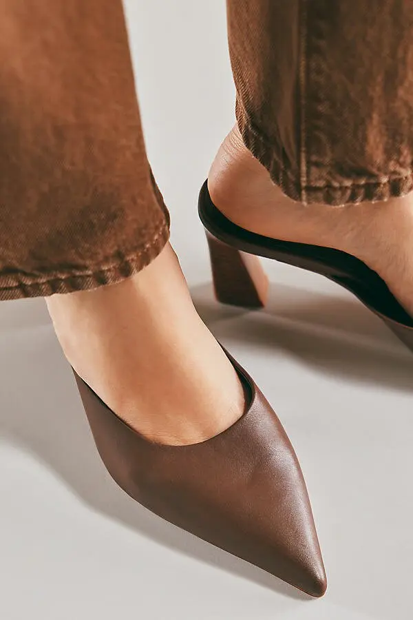 Jeffrey Campbell Pointed-toe Heeled Mules